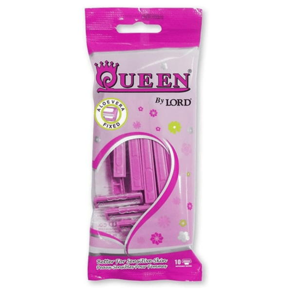 Queen Women's Triple Blade Razors for Extra Smooth Skin - 5 Count Pouc ...