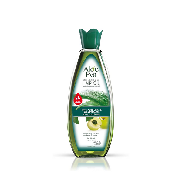 Eva Aloe Eva Strengthening Hair Oil With Aloe Vera & Amla Extract 255m ...
